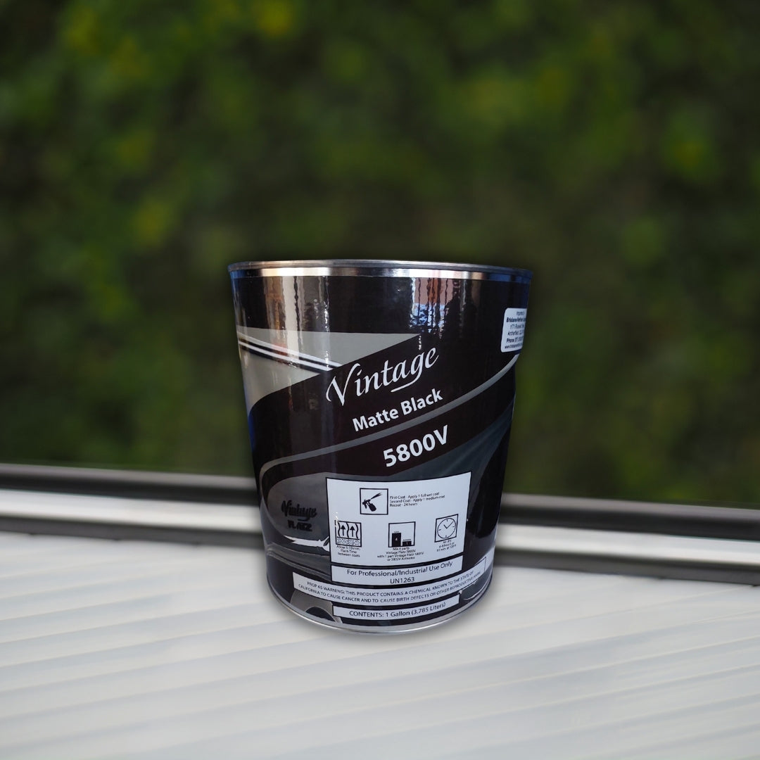 Vintage 5800V Hot Rod Flat Black Gal/3.8lt – Brisbane Refinish Supplies