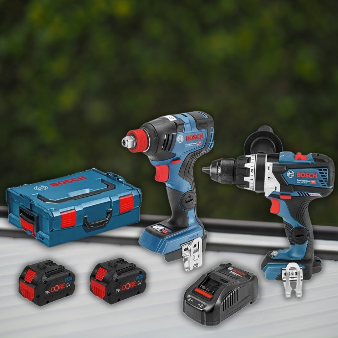 Bosch 18V 2x Cordless Tool Kit inc Batteries & Charger – Brisbane ...