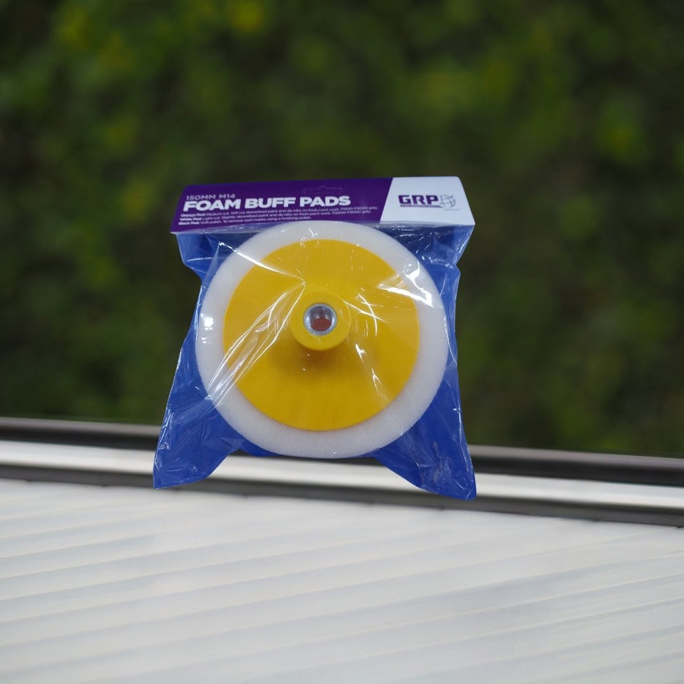 150MM FOAM PAD M14 WHITE – Brisbane Refinish Supplies